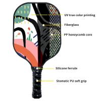 China ODM Carbon Fiber Surface Pickleball Paddle Custom Logo Pickleball Racquet Set for sale