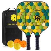 China Custom Pickleball Paddle with Graphite Carbon Fiber and Honeycomb Core USAPA Approved for sale