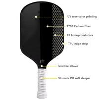 China 14mm Pickleball Paddle USAPA T700 Pickleball Paddle Carbon Fiber Rebound Core 230g for sale