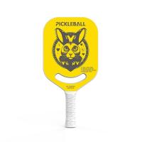 China Integrated Forming Pickleball Paddle with Carbon Fiber Thermoforming and Water Label for sale