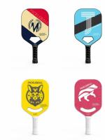 China Integrated Forming Pickleball Paddle with Carbon Fiber Thermoforming and Water Label for sale