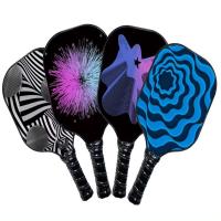 China 200-230g Weight Pickleball Paddle Set with Glass Fiber Frosted Surface and PP Core for sale