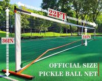 China Square Hole 22FT 36IN Portable Pickleball Net Set For Beginners Training for sale
