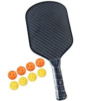 China 16mm Thick PP Honeycomb Core Carbon Fiber 3KT700 Pickleball Paddle for Age Group 5-80 230g for sale