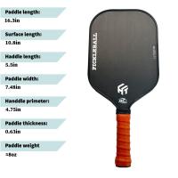 China Polypropylene Honeycomb Core Pickleball Paddle Custom Logo For USA Pickleball Association for sale