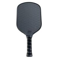 China 18K Pickleball Paddle Black Customizable Pickleball Paddle USA Approved for sale