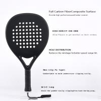 China Lightweight 0.36kg Carbon Plate Paddle Tennis Racket For Beach Board / Court Performance for sale