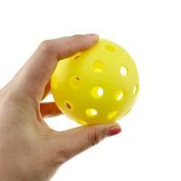 China 74mm Yellow Pickleball Balls Outdoor High Elasticity With 40 Holes USAPA Approved for sale