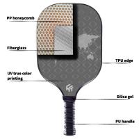China 40*19.8*1.4cm Fiberglass Pickleball Paddle Racket Set for Enthusiasts and Custom Logo for sale