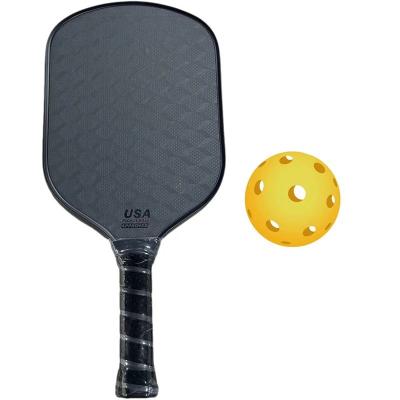 China 419*190*16mm Carbon Fiber USAPA Standard Pickleball Paddle with 20mm PP Honeycomb Core for sale