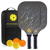 China PP Honeycomb Core Pickleball Paddle with Glass Fiber Carbon Fiber and Custom LOGO Panel for sale