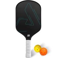 China Entertainment Pickleball Paddle with T700 Carbon Fiber Technology and PU Handle Leather for sale