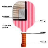 China Entertainment Fiberglass Pickleball Paddles Set 1 Pack 2 Beats 4 Balls USAPA Standard for sale