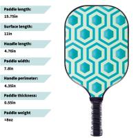 China Popular Pickleball Paddle with 13mm Thick PP Honeycomb Core and Fiber Glass Material for sale