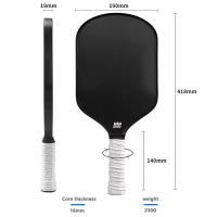 China 42cm Length Professional Pickleball Paddle Thermoformed Frosted Coarse Metasurface 230g for sale