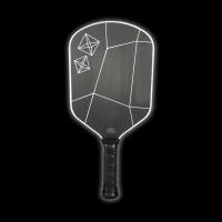 China Graphite T700 Thermoforming Pickleball Paddle 16mm PP Honeycomb Core Rough Surface for sale