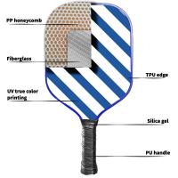 China USAPA Approved Glass Carbon Fiber T700 Pickle Paddle Set for High Rebound Performance for sale