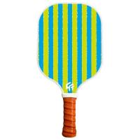 China Custom Logo end Fiberglass Pickball Paddle with Honeycomb PP Core and USAPA Approval for sale