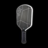 China 230g Weight T700 Carbon Fiber Pickleball Paddle with Rough Surface and 5.5in Grip for sale