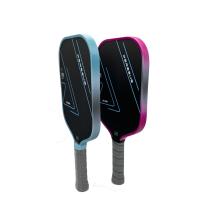 China Carbon Fiber Pickleball Paddle with 16mmPP Honeycomb Core and Gradient Edge Protection for sale