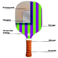 China Custom Pickleball Paddle Set with High Rebound and USAPA Approval Frosted Glass Fiber for sale