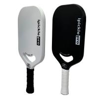 China 16mm Carbon Fiber Pickleball Racquet with T700 3K Design and Custom Thermoformed for sale