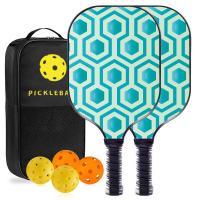 China Fiberglass Custom Pickleball Paddles Indoor Outdoor Pickleballs USAPA Approval for sale