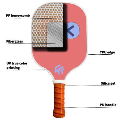 China 40*19.8*1.4 cm Customizable Pickle Paddle with Durable Glass Fiber and USAPA Approval for sale