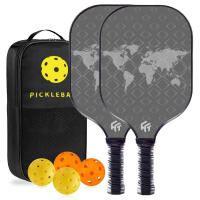 China 5-80 Age Group Pickleball Paddle Set with Glass Fiber Paddle and PP Honeycomb Core for sale