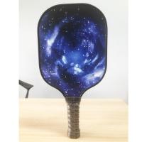 China PP Honeycomb Core Glass Fiber Pickleball Paddle Custom With 110mm Handle Grip Circumference for sale