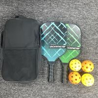China 5-80 Age Group Pickleball Paddle Set with 2 Rackets 4 Balls and Bubble Bag Included for sale