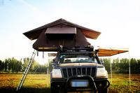 China Double Layer Truck Top Camper Tent , Fold Out Roof Top Tent 4x4 Car Parts for sale
