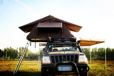 China Double Layer Truck Top Camper Tent , Fold Out Roof Top Tent 4x4 Car Parts for sale