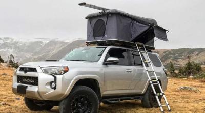 China Square Hard Shell Roof Top Tent Easy Assembling / Dismantling 210x125x95cm for sale
