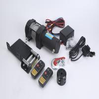 China Steel Rope Electric ATV Manual Winch 4500lbs heavy duty for sale