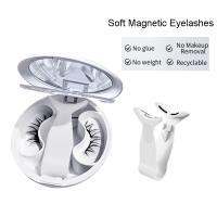 China Lightweight Soft Magnetic Natural Lashes Kit Easy To Wear Tweezers Waterproof Last 2 Months for sale