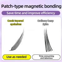 China Premade Fanned Natural 12 Rows 8-15mm D Roll 0.04mm Thin Band Wing Fairy Comic Spire Lashes Salon Eyelashes Extension for sale