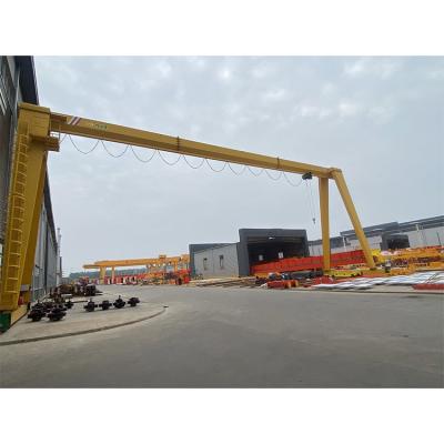 China 20 Ton Rated Loading Capacity Portable MH Gantry Crane with Height Adjustable Feature and Remote Controller for sale