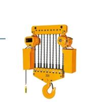 China 20t Max Lifting Load Electric Chain Hoist with Custom Voltage for Industrial Crane Applications for sale
