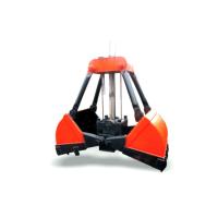 China Mechanical Hydraulic Grab Bucket with Remote Control for 5-50t Excavators in Orange Peel Type for sale