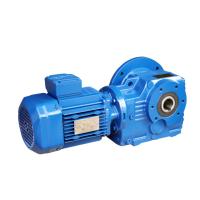 China 79 Kilowatt 90 Degree High Efficiency Helical Bevel Gearbox Reducer Gear Motor for Industrial Machinery for sale