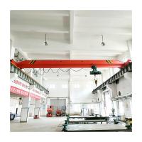 China Single Beam Overhead Crane with Metallurgy Wire Rope Electric Hoist and Wireless Remote Control for 20T Max Lifting Load for sale