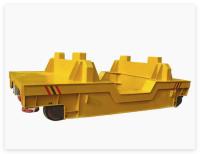 China Heat Resistant 150t Capacity Molten Steel Ladle Transfer Car with Dual Driving System for sale