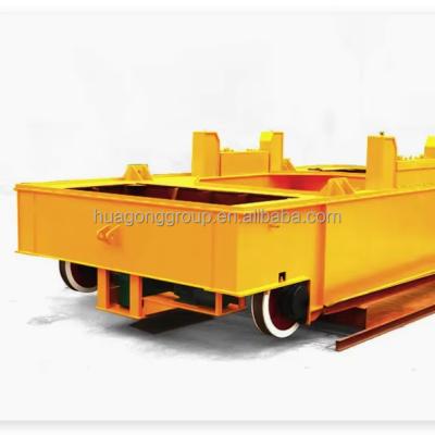 China 150t Weight Capacity Heat Resistant Molten Steel Ladle Transfer Car with Dual Driving System for Steel Plants for sale