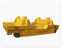 China 150t Weight Capacity Heat Resistant Molten Steel Ladle Transfer Car with Dual Driving System for Steel Plants for sale