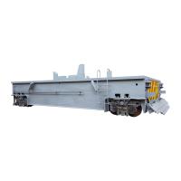 China 150t Capacity Heat Resistant Molten Steel Ladle Transfer Car with Dual Driving System for Industrial Use for sale