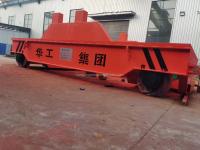 China 150t Capacity Heat Resistant Molten Steel Ladle Transfer Car with Dual Driving System for Industrial Use for sale