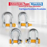 China Dip Galvanized American Type Shackle with 110 V Voltage and 40Cr-Body & Pin for Heavy-Duty Lifting for sale