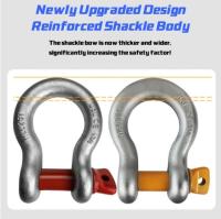 China Dip Galvanized American Type Shackle with 110 V Voltage and 40Cr-Body & Pin for Heavy-Duty Lifting for sale