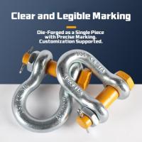 China Dip Galvanized American Type Shackle with 110 V Voltage and 40Cr-Body & Pin for Heavy-Duty Lifting for sale